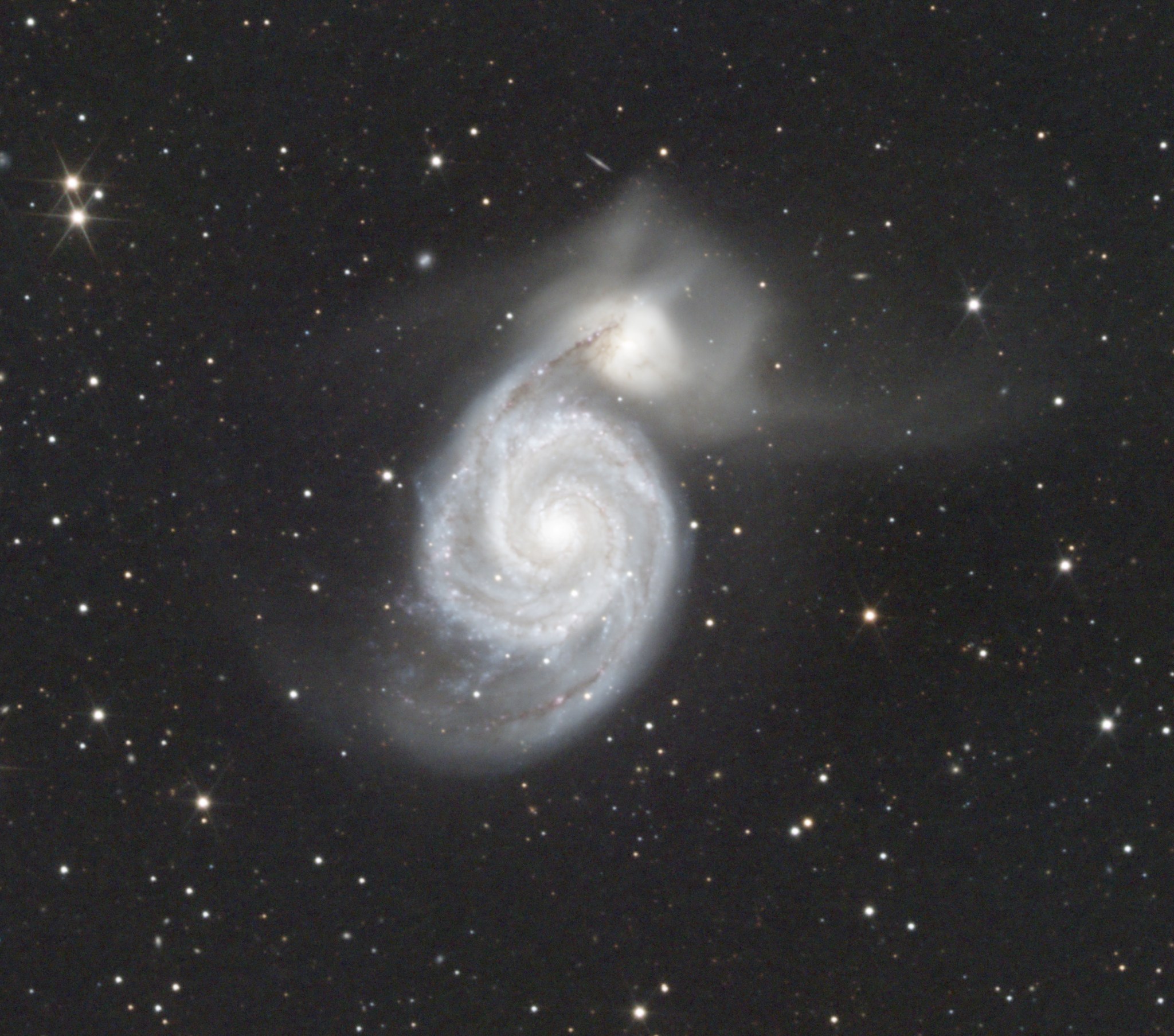 M51, the Whirlpool Galaxy – Erellaz